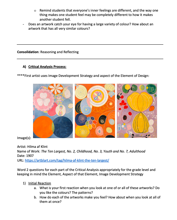 Sample Lesson Plans & Projects – Kathryn's Teacher Ed Portfolio